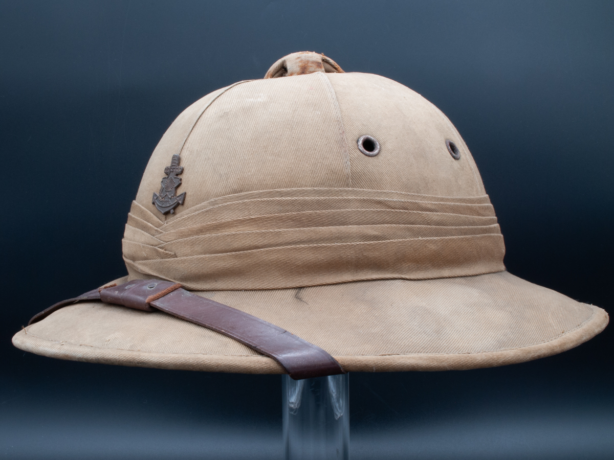 IJN/SNLF Pith Helmet – Steel Helmets of the World Wars